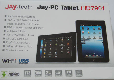Jay-PC Tablet PID7901 - testlabor.eu